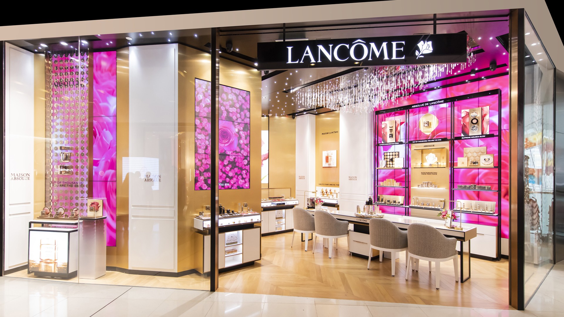 Chafik Studio — Lancôme, Hong Kong, boutique Absolue