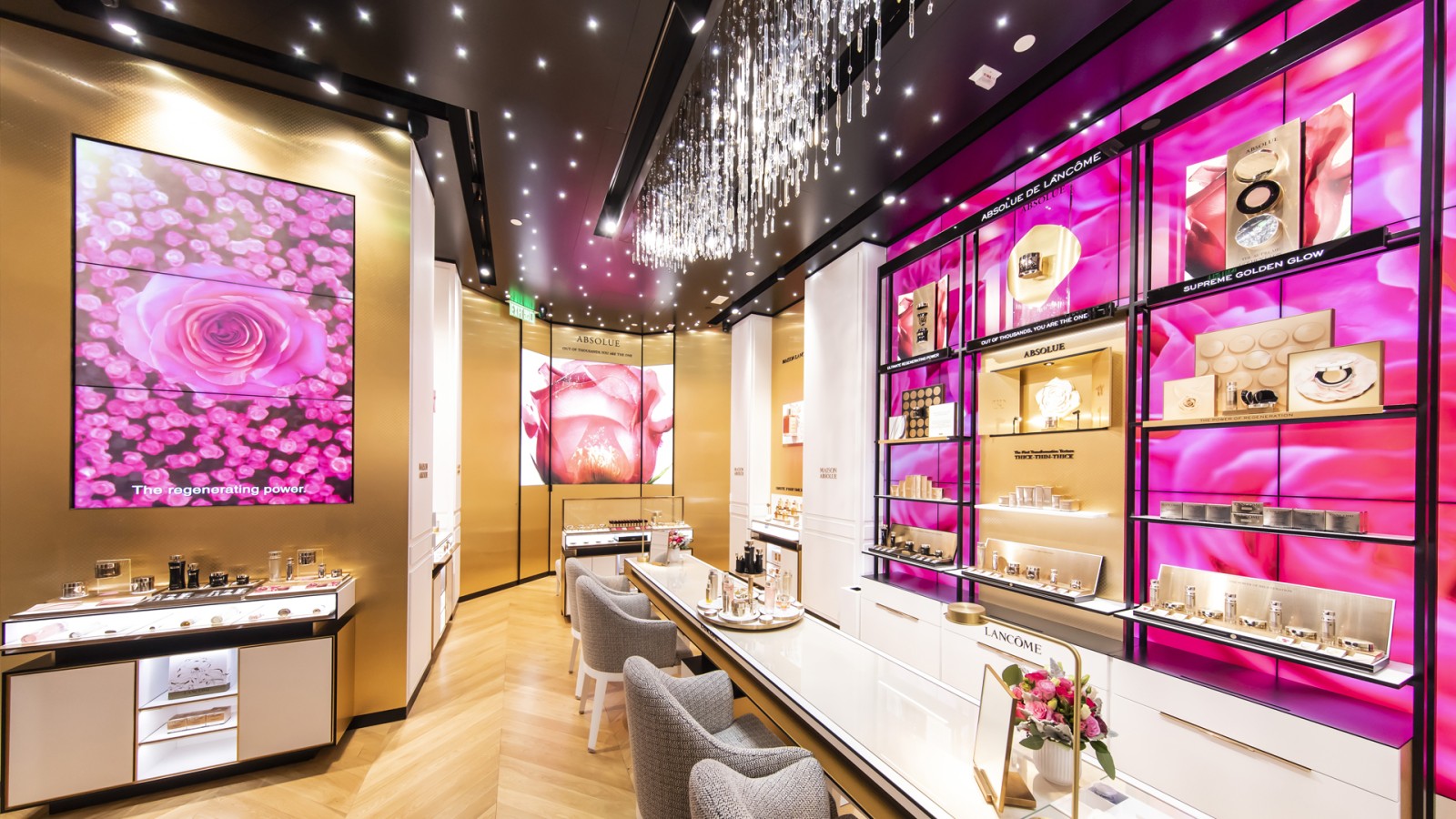 Chafik Studio — Lancôme, Hong Kong, boutique Absolue